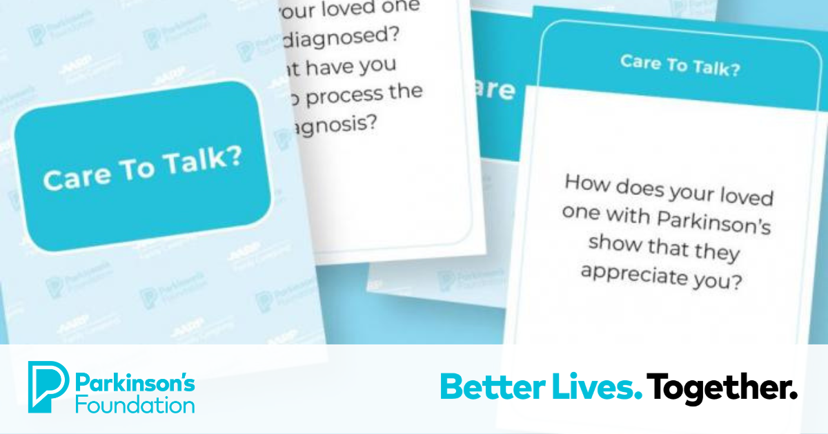 Care to Talk Cards | Parkinson's Foundation